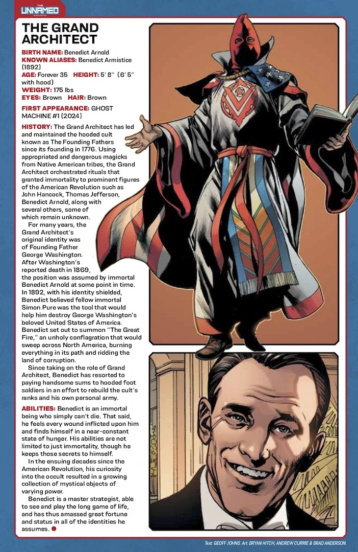 The Grand Architect | Ghost Machine Comics Wiki | Fandom