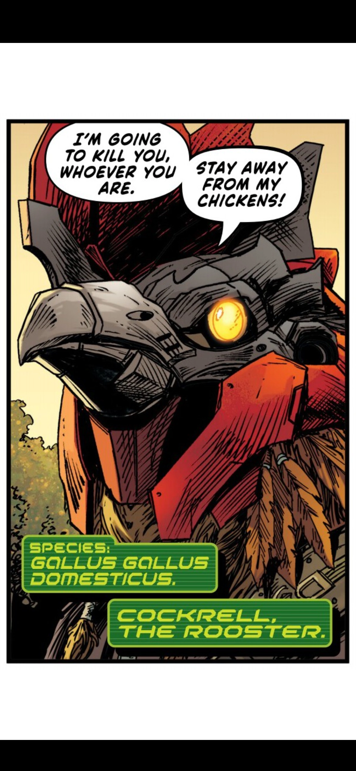 Cockrell the Rooster | Ghost Machine Comics Wiki | Fandom