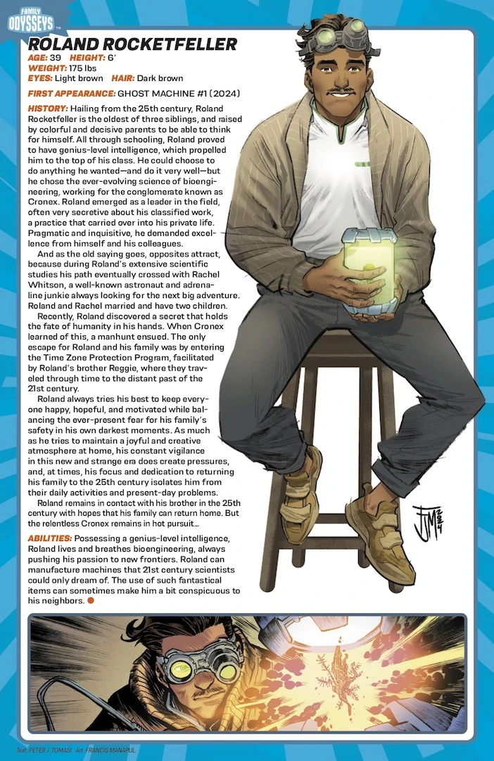 Roland Rocketfeller | Ghost Machine Comics Wiki | Fandom