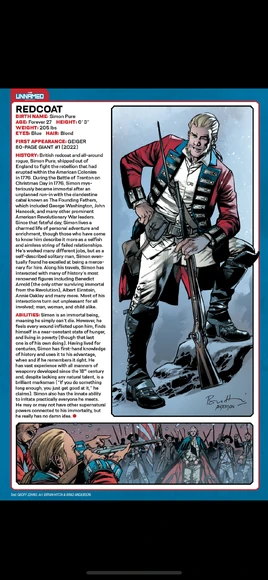 Redcoat | Ghost Machine Comics Wiki | Fandom