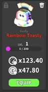 Rainbow Toasty | Ghost Simulator Roblox Wiki | Fandom