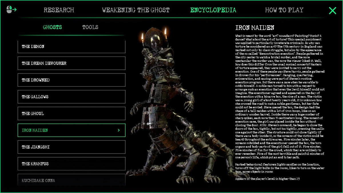 Iron Maiden | Ghost Watchers Wiki | Fandom
