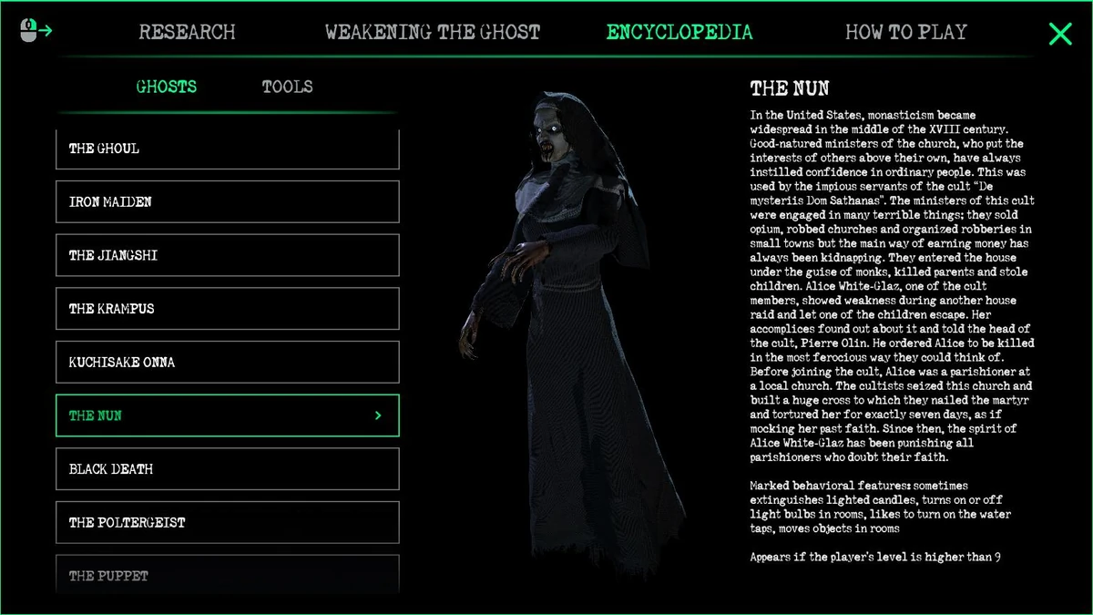 Nun Ghost Watchers Wiki Fandom