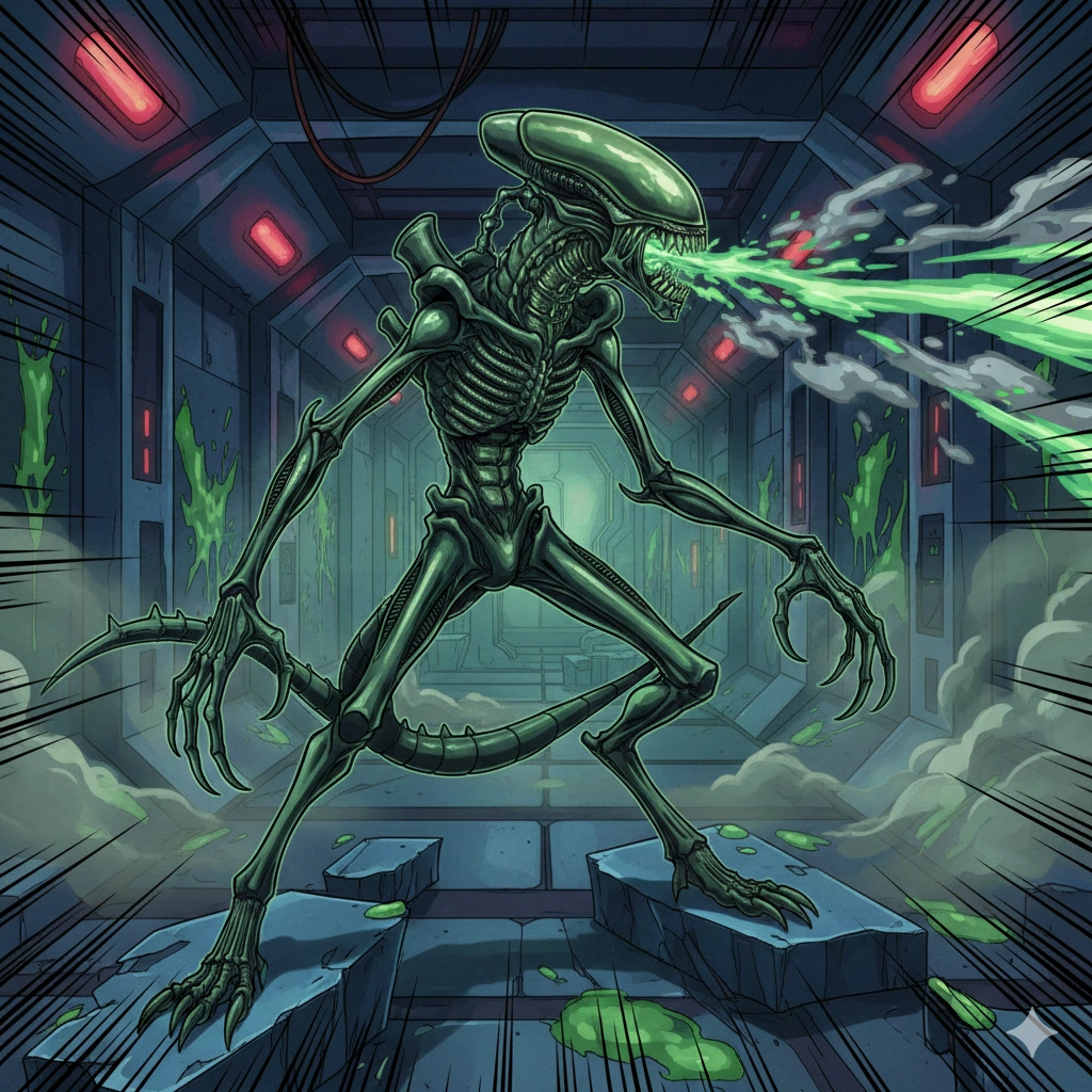 Xenomorph Spitters | GhostAlleyCat Wiki | Fandom