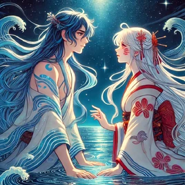 Suijin and Amaterasu | GhostAlleyCat Wiki | Fandom