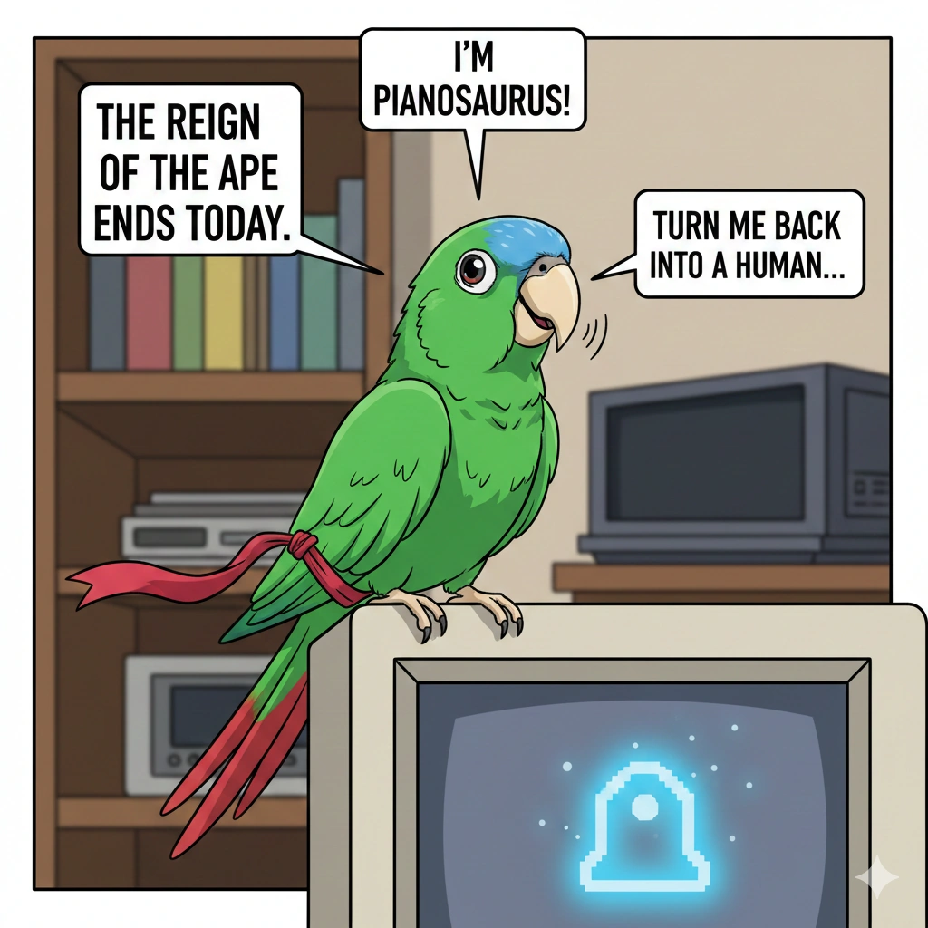 Corbin the Parrot | GhostAlleyCat Wiki | Fandom