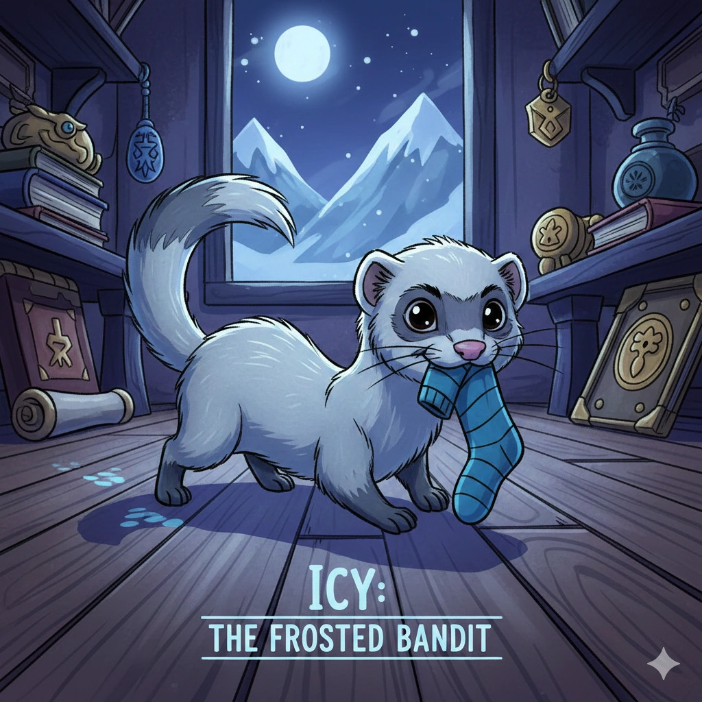 Icy the Ferret | GhostAlleyCat Wiki | Fandom