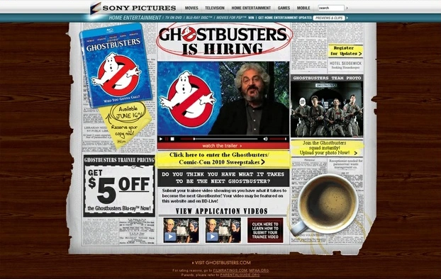 Ghostbusters is Hiring! (Web Site) | Ghostbusters Wiki | Fandom