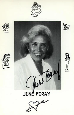 June Foray Autograph