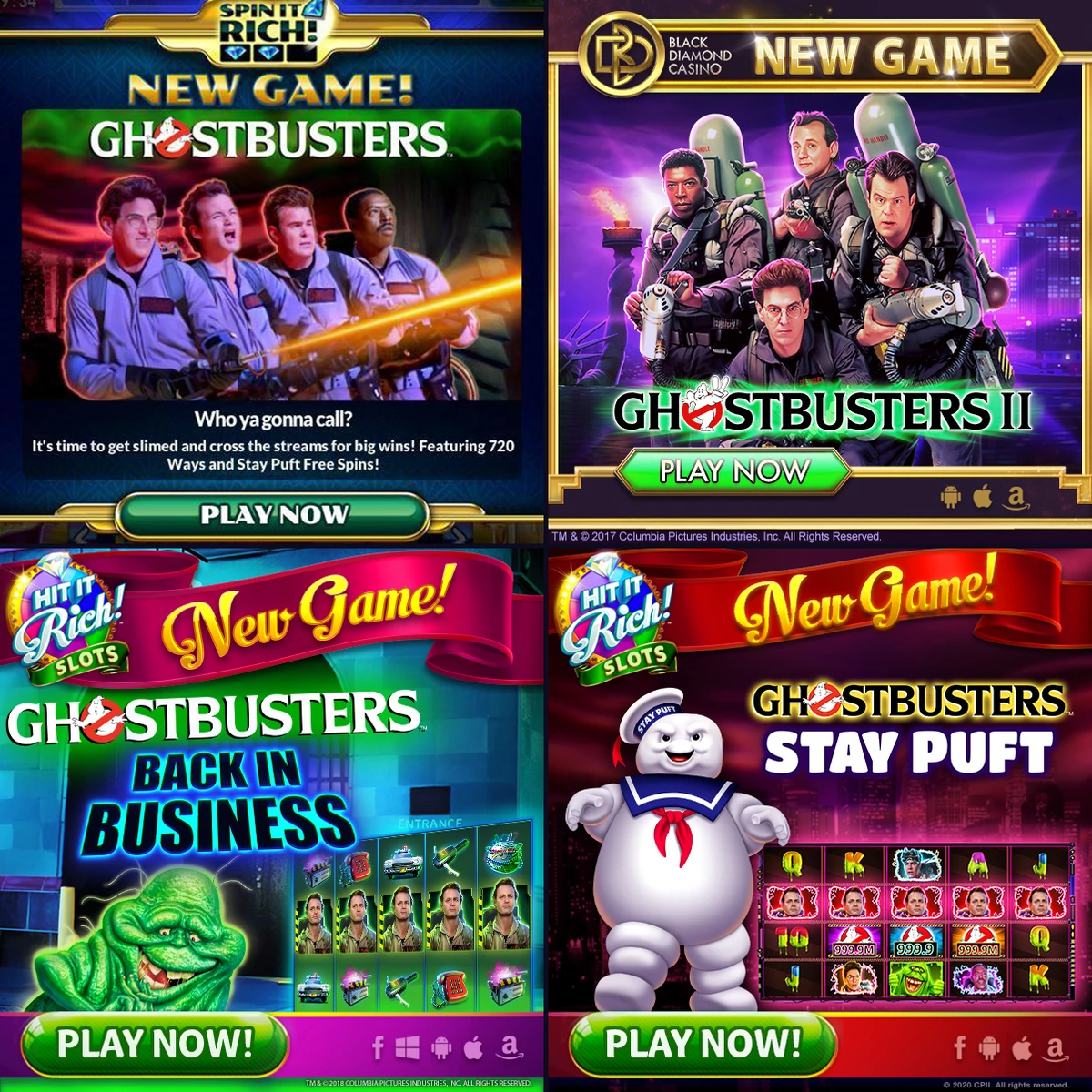 Zynga Ghostbusters slots gaming series | Ghostbusters Wiki | Fandom