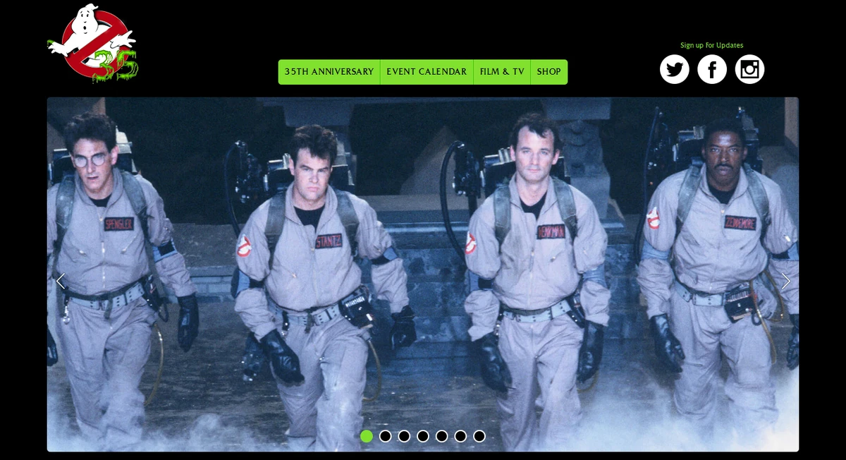 Ghostbusters Official (Web Site) | Ghostbusters Wiki | Fandom