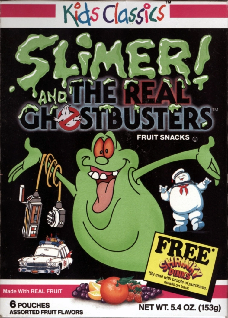 Slimer And The Real Ghostbusters Fruit Snacks | Ghostbusters Wiki | Fandom