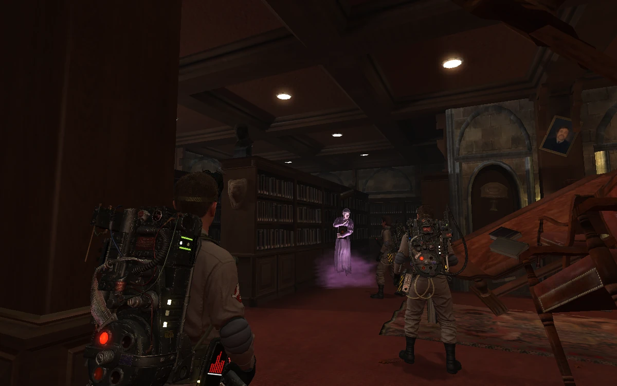 Checking Out the Library Level (realistic version) | Ghostbusters Wiki ...