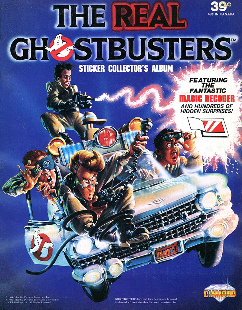 The Real Ghostbusters: Sticker Collector's Album (Diamond Publishing ...