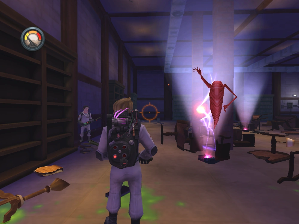 Checking Out the Library Level (stylized version) | Ghostbusters Wiki ...