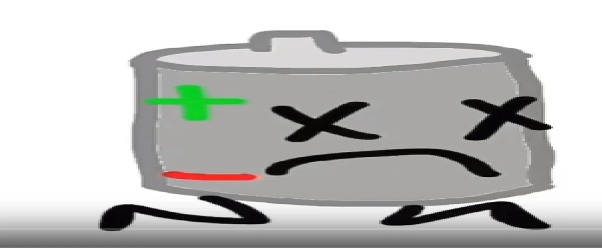 Battery | Ghostly blue`s bfb Wiki | Fandom