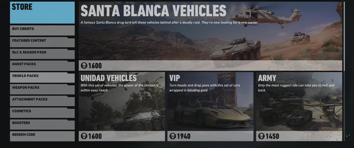 Vehicle Packs | Ghost Recon Wiki | Fandom