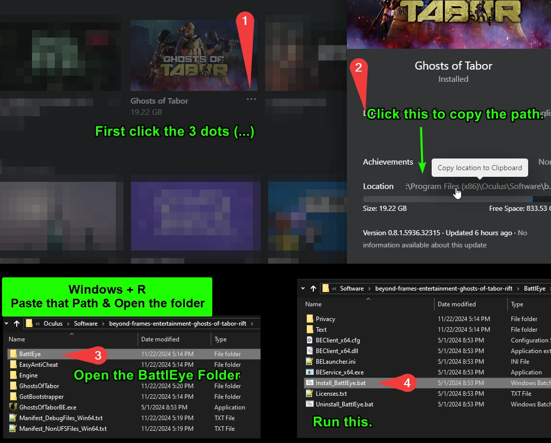 Battleye Install