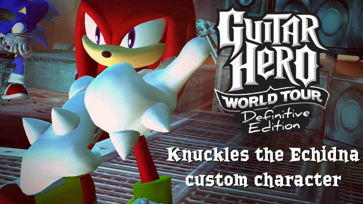Knuckles The Echidna Guitar Hero World Tour Definitive Edition Wiki