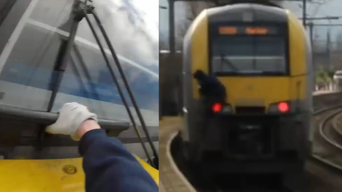 Train Surfer Hangs Onto Moving Carriage for Minutes: "Life-Threatening ...