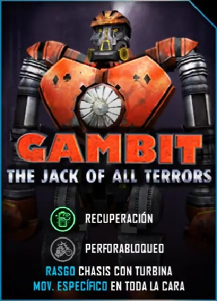 Gambit | Wiki Gigantes de Acero | Fandom