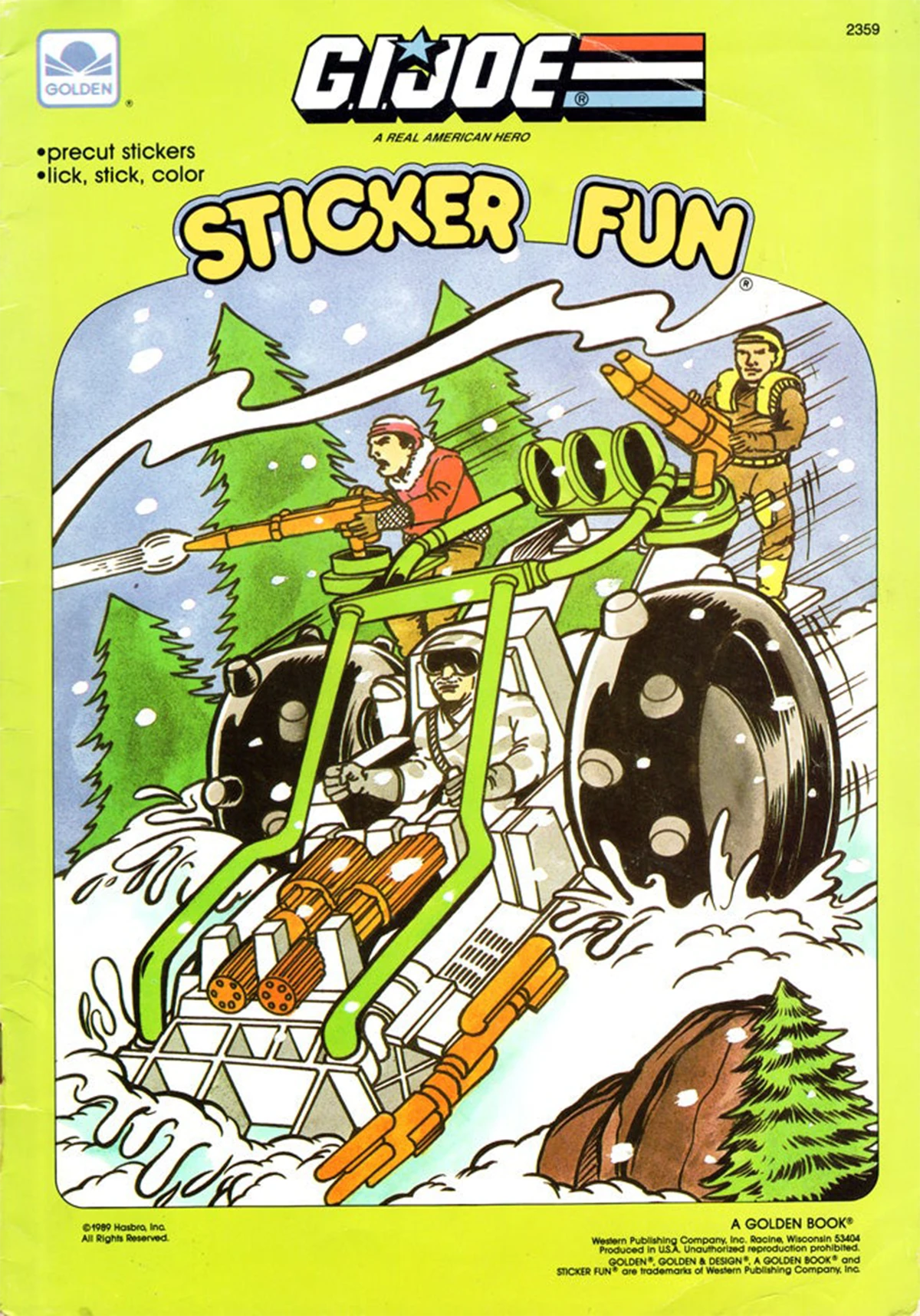 G.I. Joe - Arctic Blast - Sticker Fun Book | Joepedia | Fandom