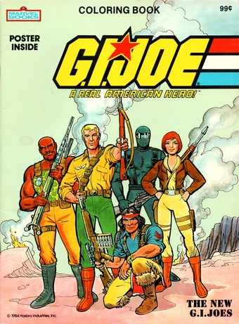 gi joe adult coloring book