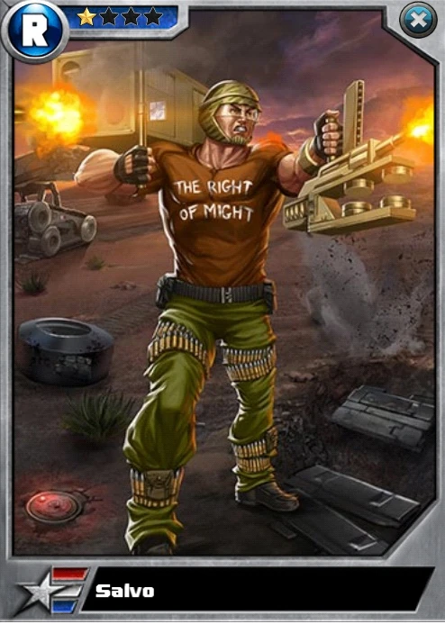 Salvo R1 | G.I. Joe: Battleground Wiki | Fandom