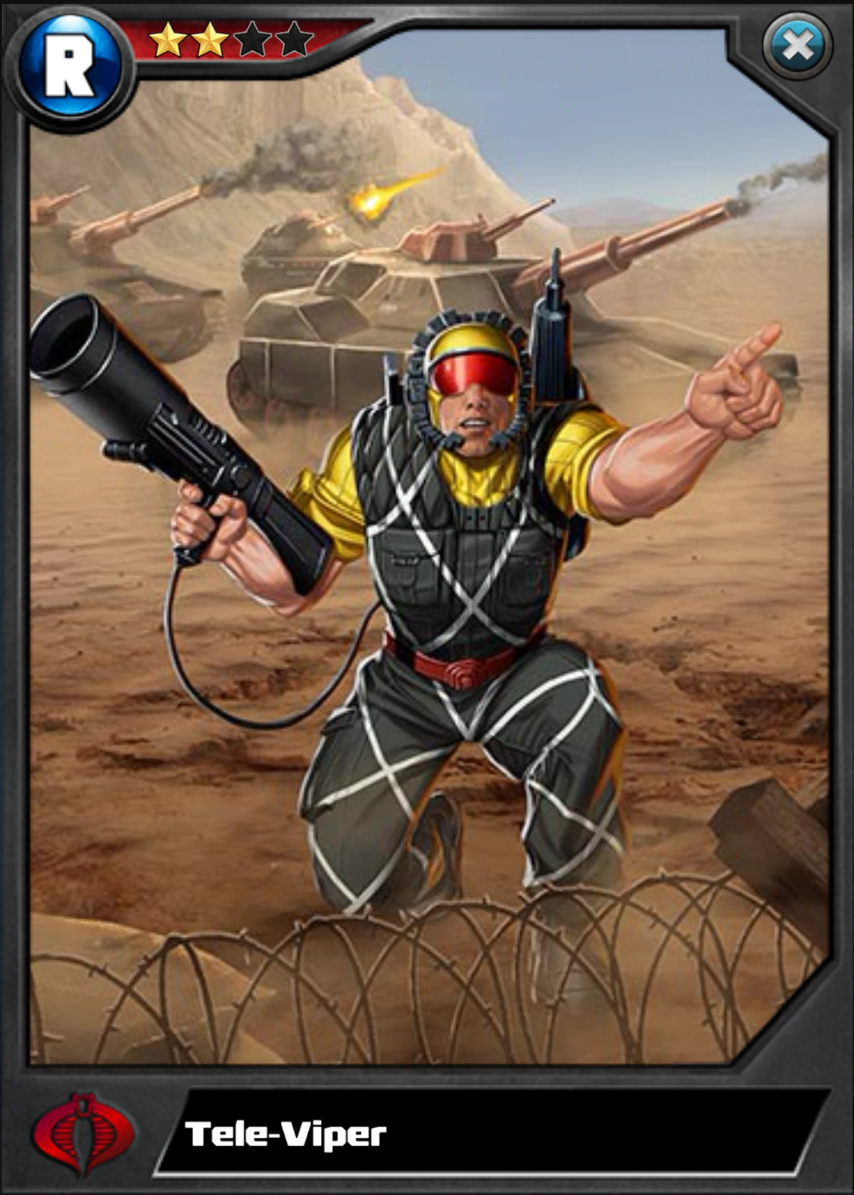 Tele-Viper (SS) R2 | G.I. Joe: Battleground Wiki | Fandom