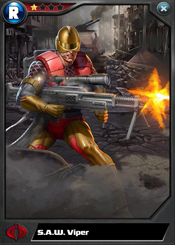 S.A.W. Viper R1 | G.I. Joe: Battleground Wiki | Fandom