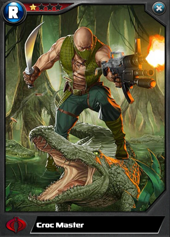 Croc Master (Super Soldier) R1 | G.I. Joe: Battleground Wiki | Fandom