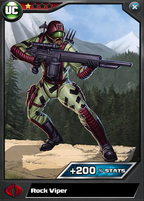Rock Viper Uc1 Gi Joe Battleground Wiki Fandom