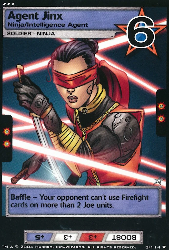 Agent Jinx - Ninja/Intelligence Agent | G.I.Joe TCG Wiki | Fandom