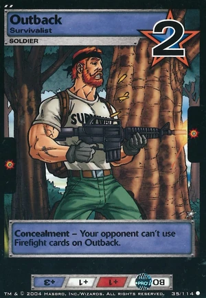 Outback - Survivalist | G.I.Joe TCG Wiki | Fandom