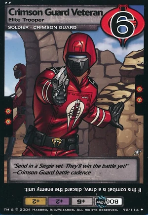 Crimson Guard Veteran - Elite Trooper | G.I.Joe TCG Wiki | Fandom