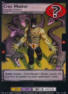 Croc Master - Reptile Trainer | G.I.Joe TCG Wiki | Fandom