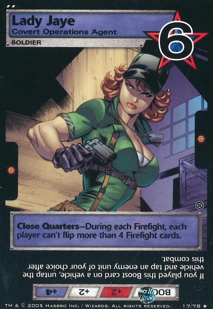 Lady Jaye - Covert Operations Agent | G.I.Joe TCG Wiki | Fandom