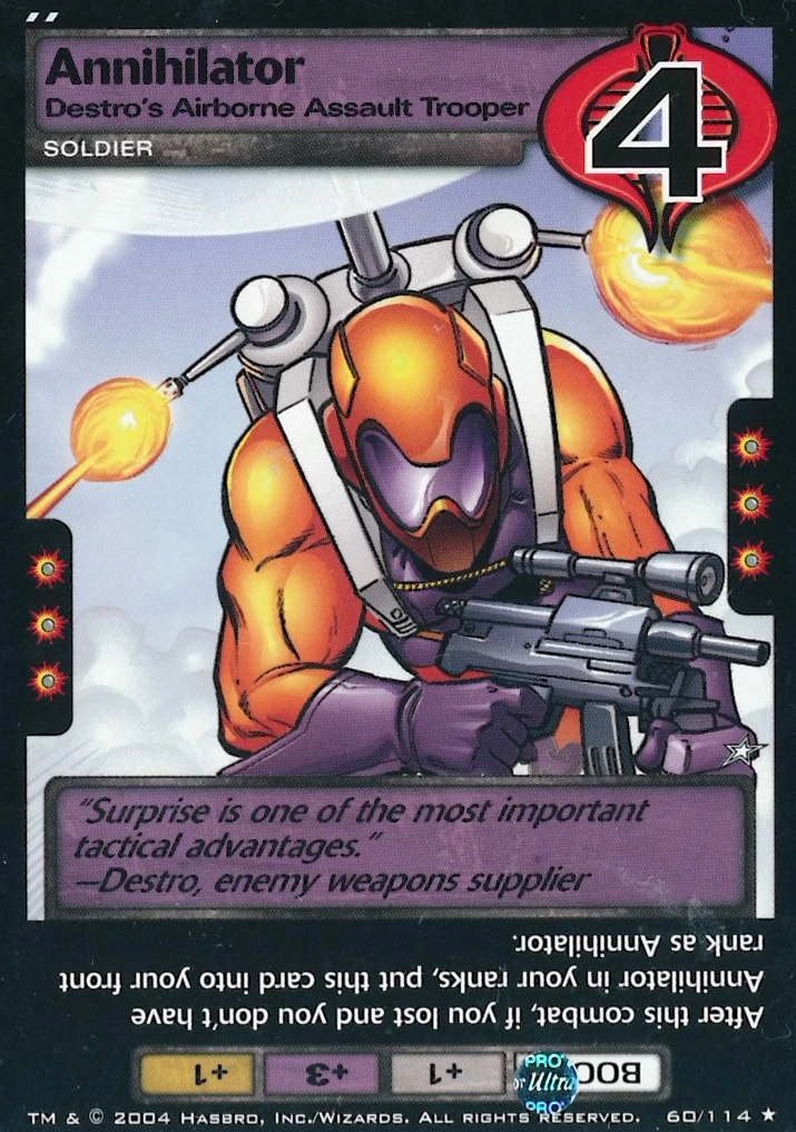Annihilator - Destro's Airborne Assault Trooper | G.I.Joe TCG Wiki | Fandom