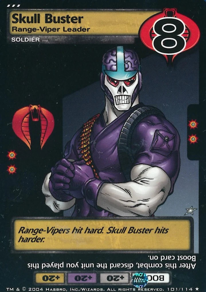 Skull Buster - Range-Viper Leader | G.I.Joe TCG Wiki | Fandom
