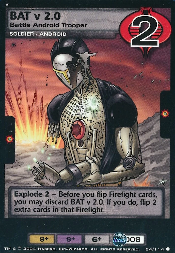 BAT v 2.0 - Battle Android Trooper | G.I.Joe TCG Wiki | Fandom