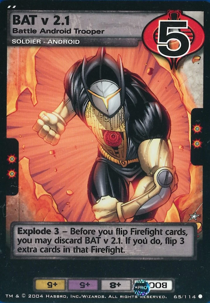 BAT v 2.1 - Battle Android Trooper | G.I.Joe TCG Wiki | Fandom