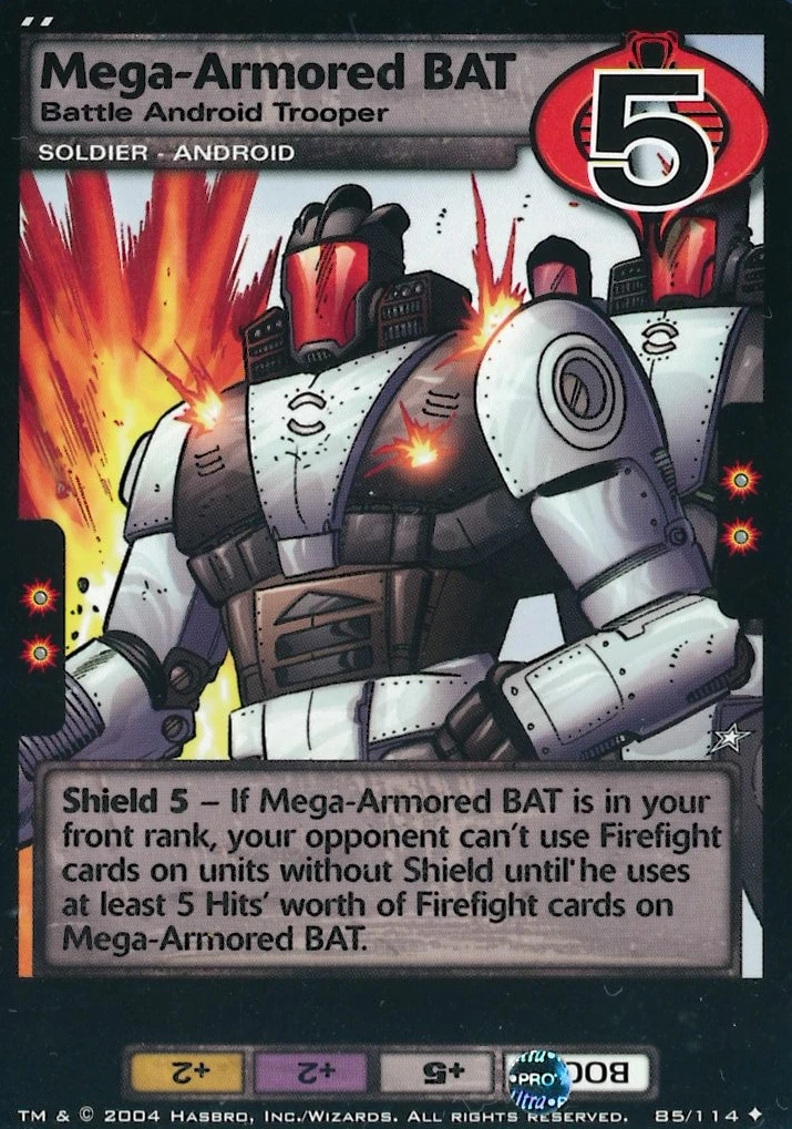 Mega-Armored BAT - Battle Android Trooper | G.I.Joe TCG Wiki | Fandom