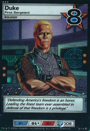 Duke - First Sergeant (S13) | G.I.Joe TCG Wiki | Fandom