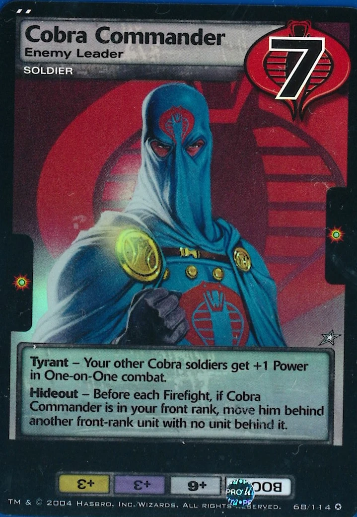 Cobra Commander - Enemy Leader | G.I.Joe TCG Wiki | Fandom