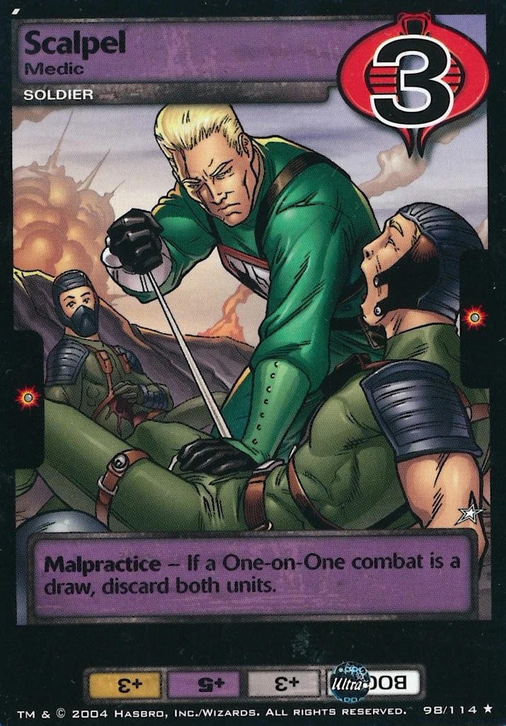 Scalpel - Medic | G.I.Joe TCG Wiki | Fandom