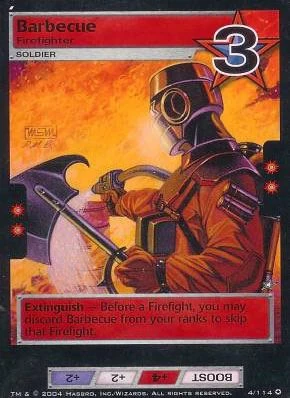 Barbecue - Firefighter | G.I.Joe TCG Wiki | Fandom