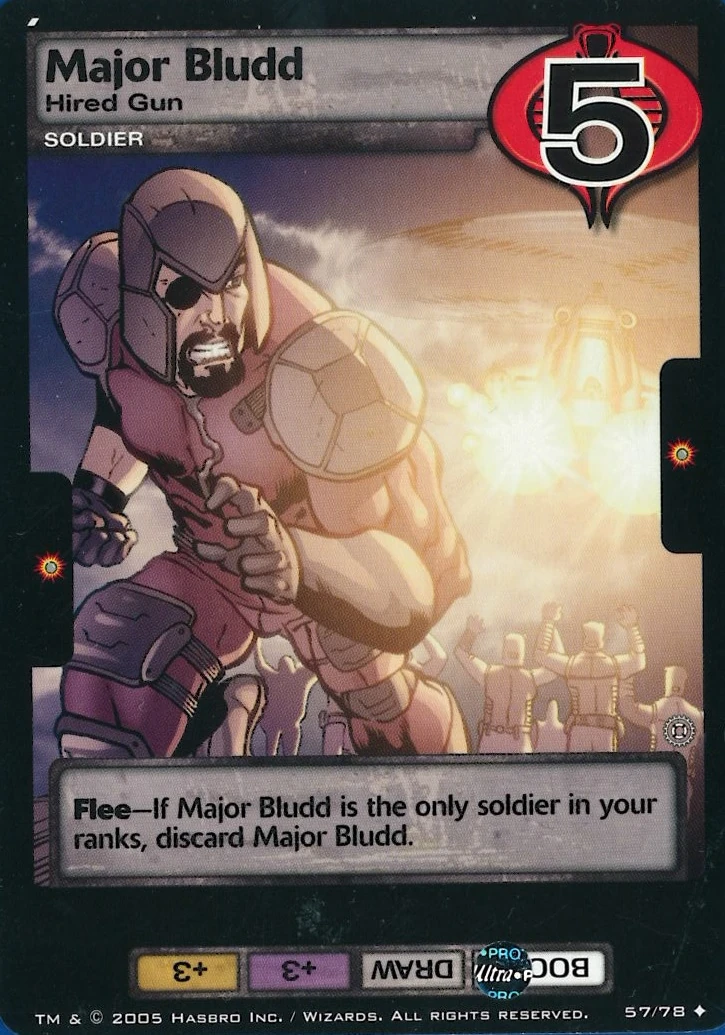 Major Bludd - Hired Gun | G.I.Joe TCG Wiki | Fandom