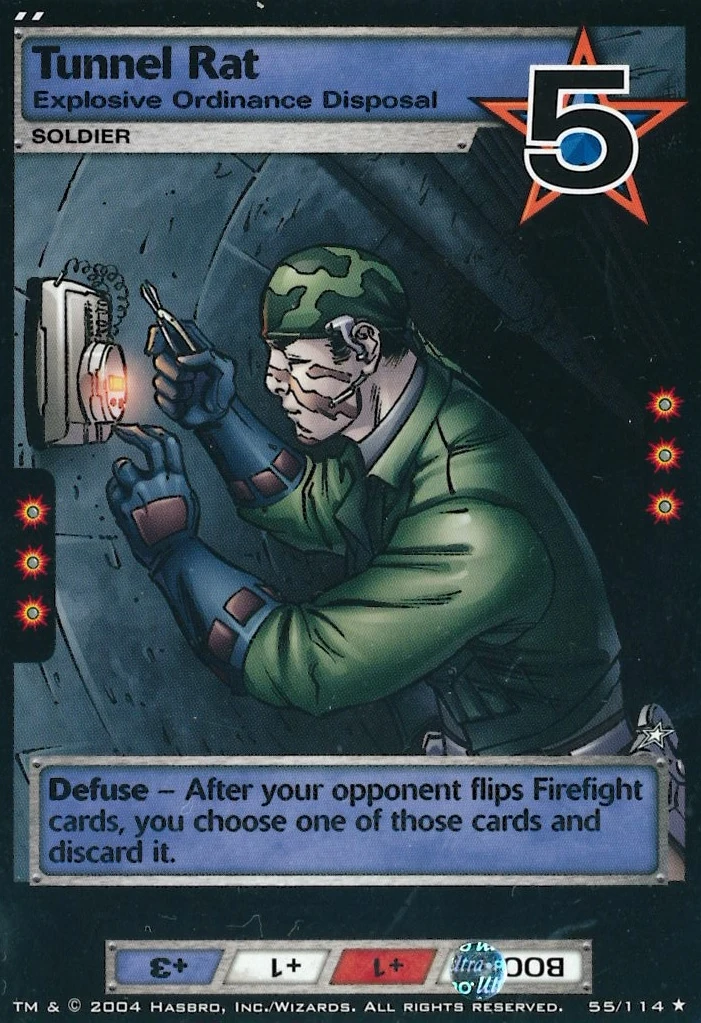 Tunnel Rat - Explosive Ordnance Disposal | G.I.Joe TCG Wiki | Fandom