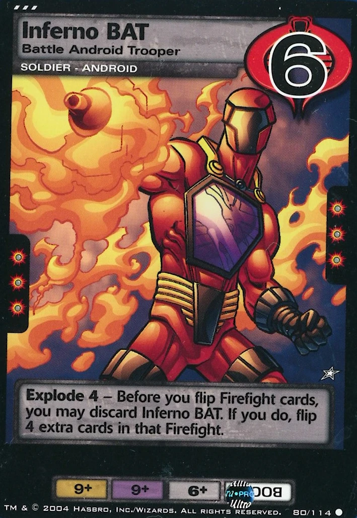 Inferno BAT - Battle Android Trooper | G.I.Joe TCG Wiki | Fandom