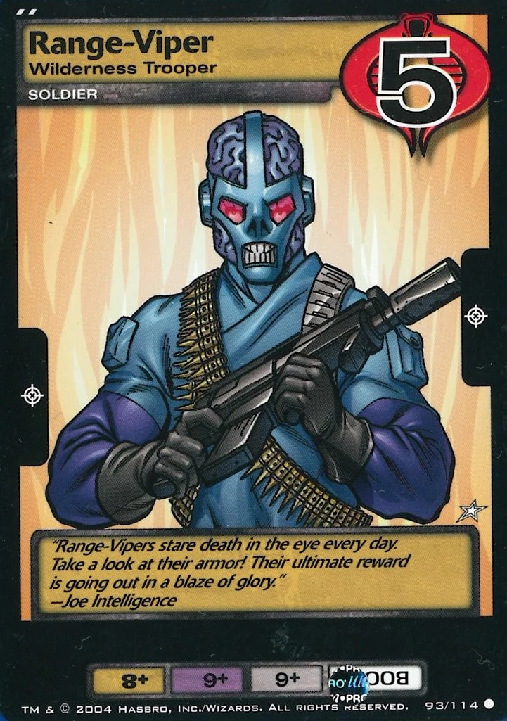 Range-Viper - Wilderness Trooper | G.I.Joe TCG Wiki | Fandom